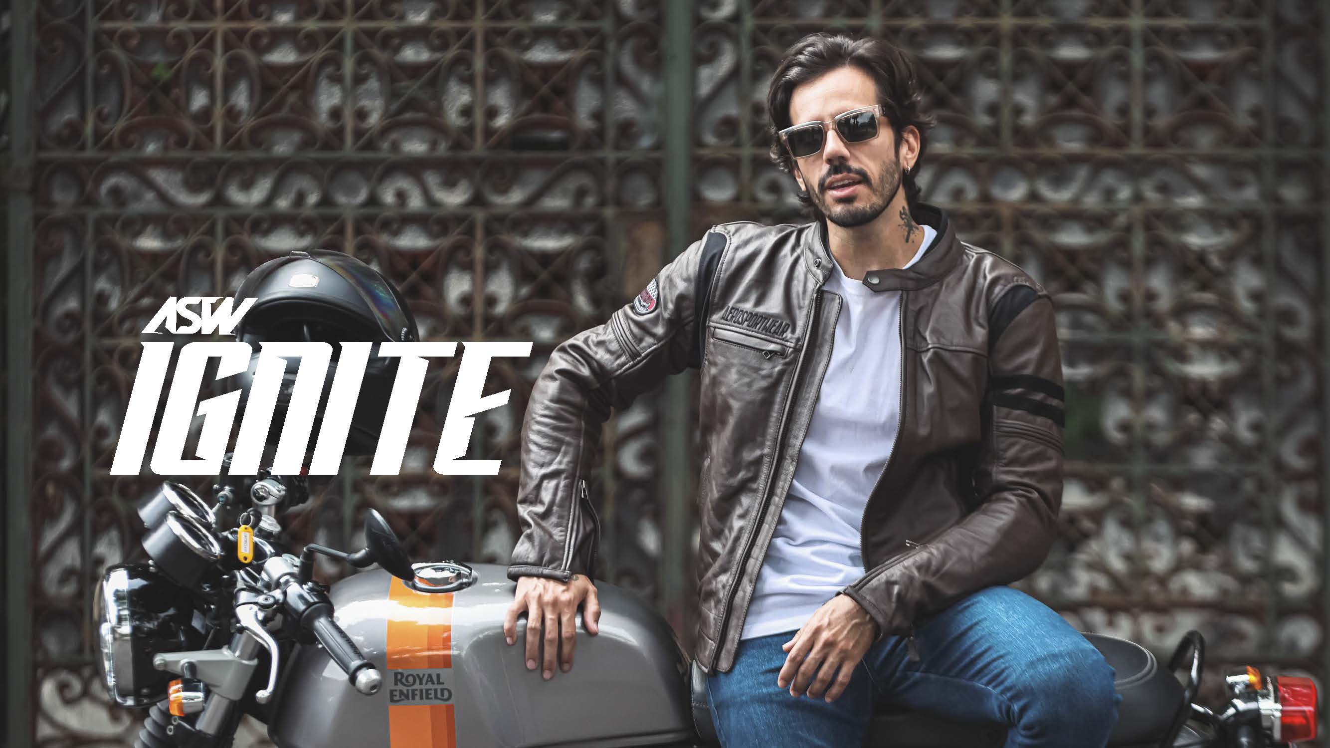 JAQUETA ASW COURO IGNITE